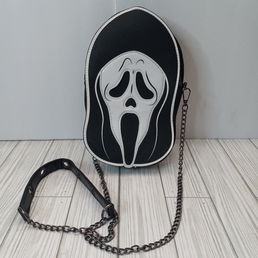 Fun World Scream Ghost Face Horror Goth Crossbody Bag - Gem